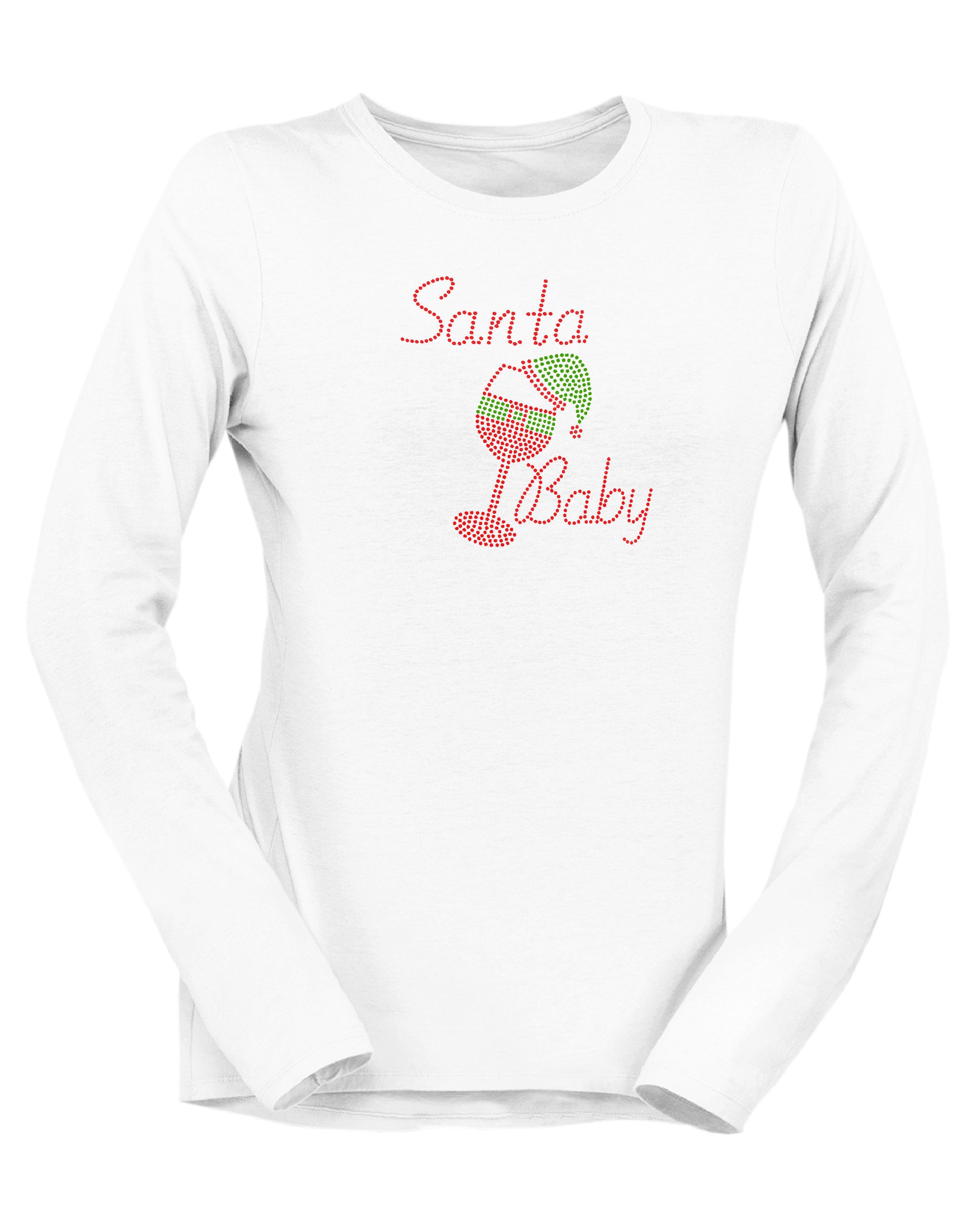 Santa Baby Rhinestone Christmas T-Shirt – Zoe and Eve