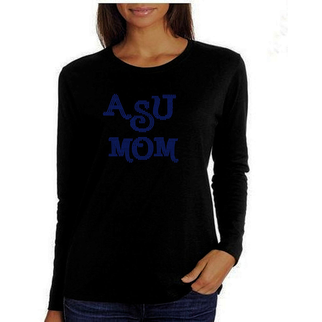 ASU Mom Rhinestone T Shirt – Zoe and Eve