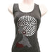 Sasha Rhinestone Studded Afro Hair Style Lady Tank Top – Zoe and Eve